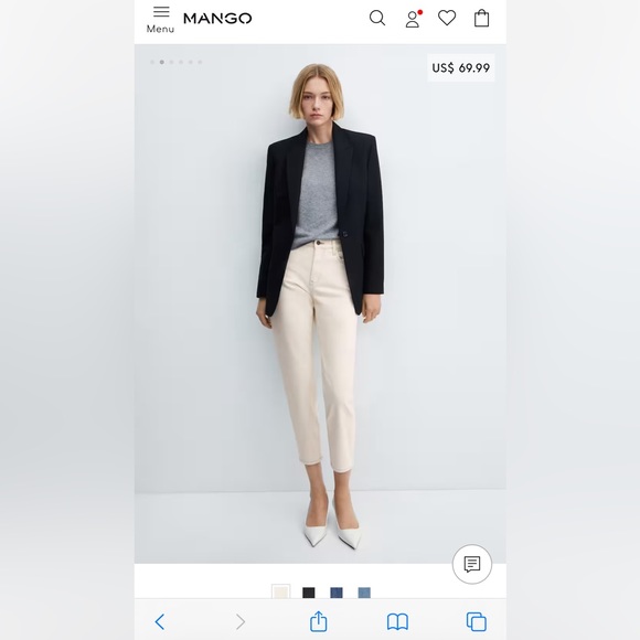 Mango | Jeans | Nwt Mango Mom Comfort High Rise Ankle Jeans | Poshmark